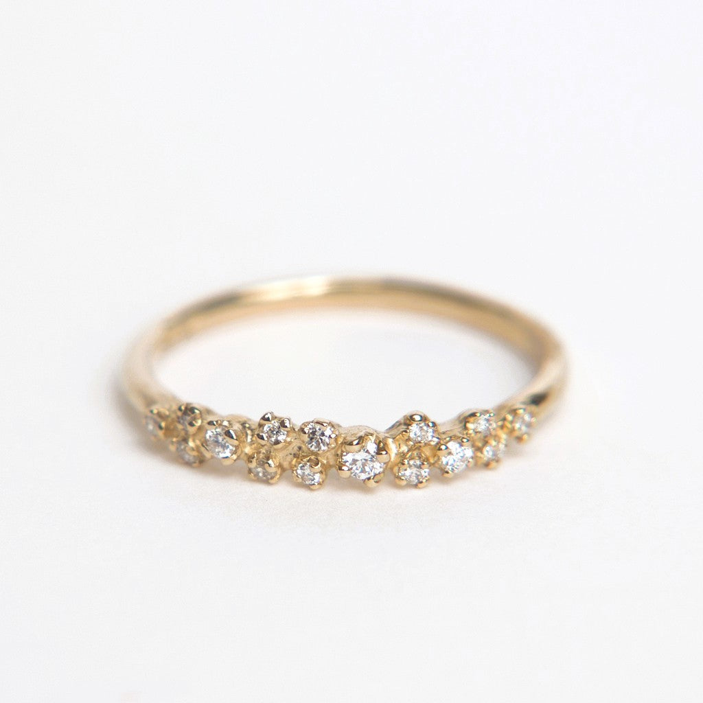 N + A - Diamond Cluster Garland Ring - Size 6 | Canoe