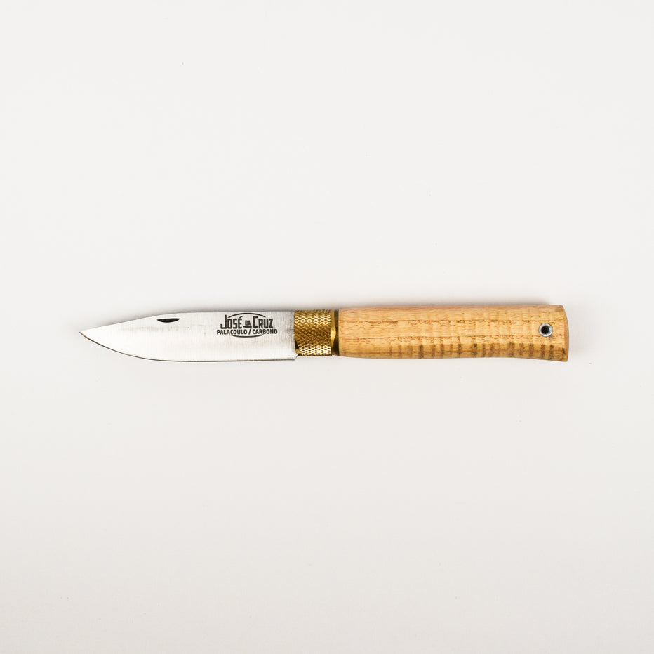 Jose Da Cruz - Folding Knife - Ash & Satin Carbon Steel – Canoe