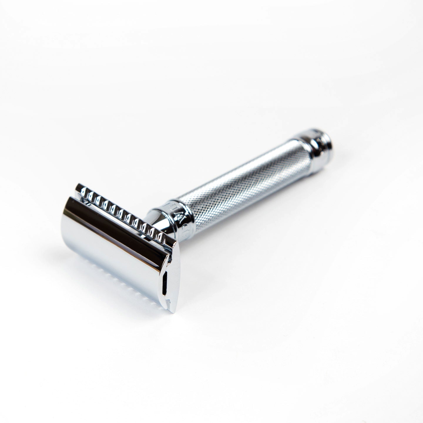 Edwin Jagger Safety Razor - Knurled Chrome | Canoe